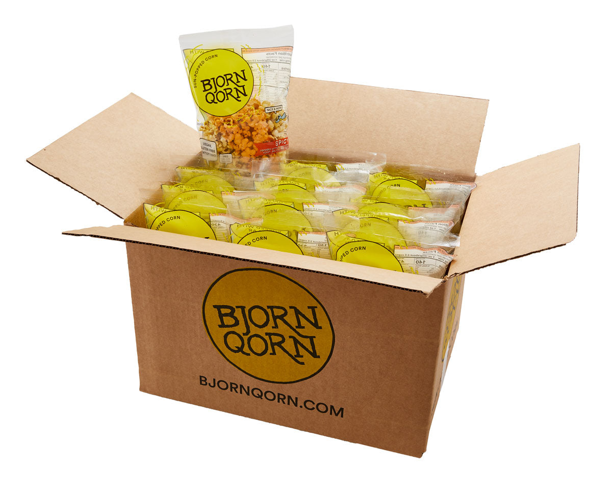 BjornQorn Spicy 12-Pack (3oz)